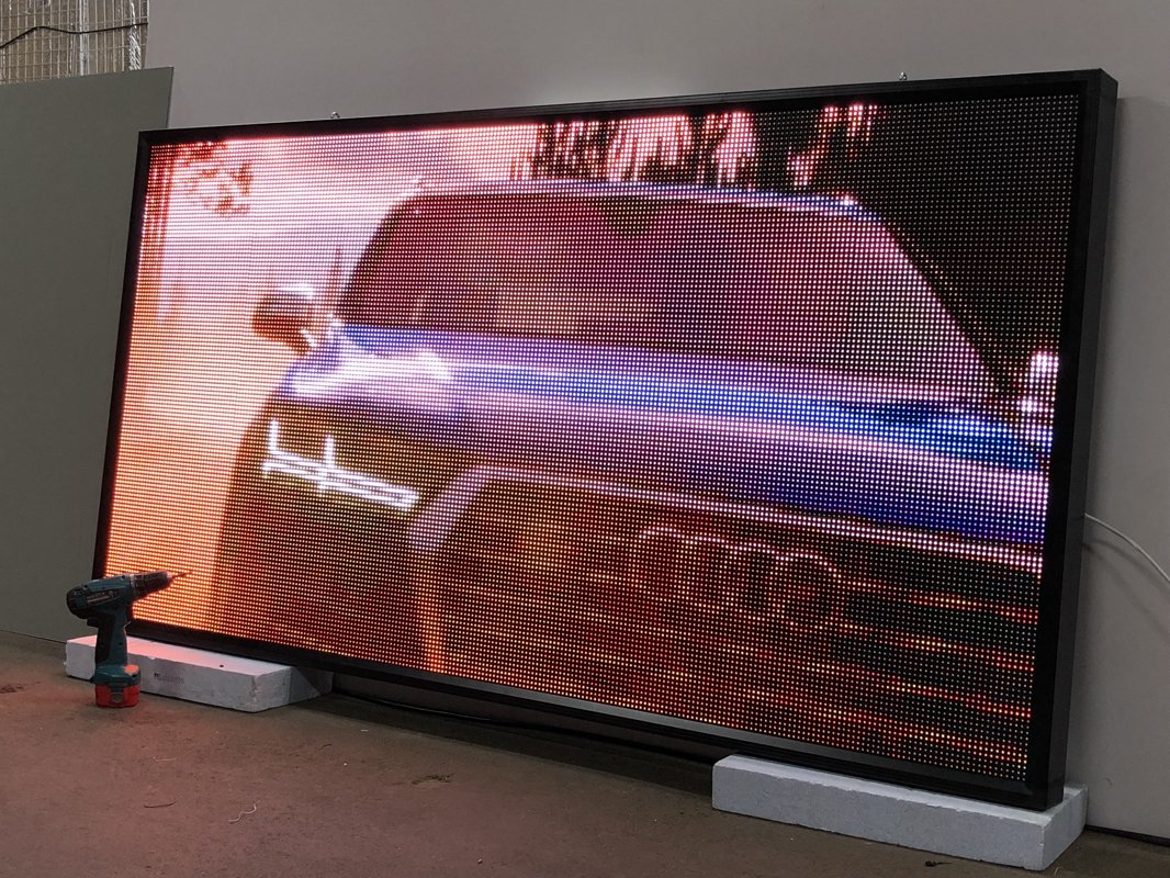 P6 LED video sign (Height - 96 cm). Prices from - P6 LED video signs ...